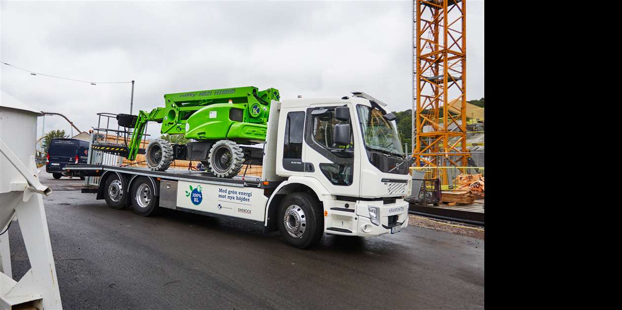 Kranpunkten adds electric trucks to delivery fleet - Access Briefing